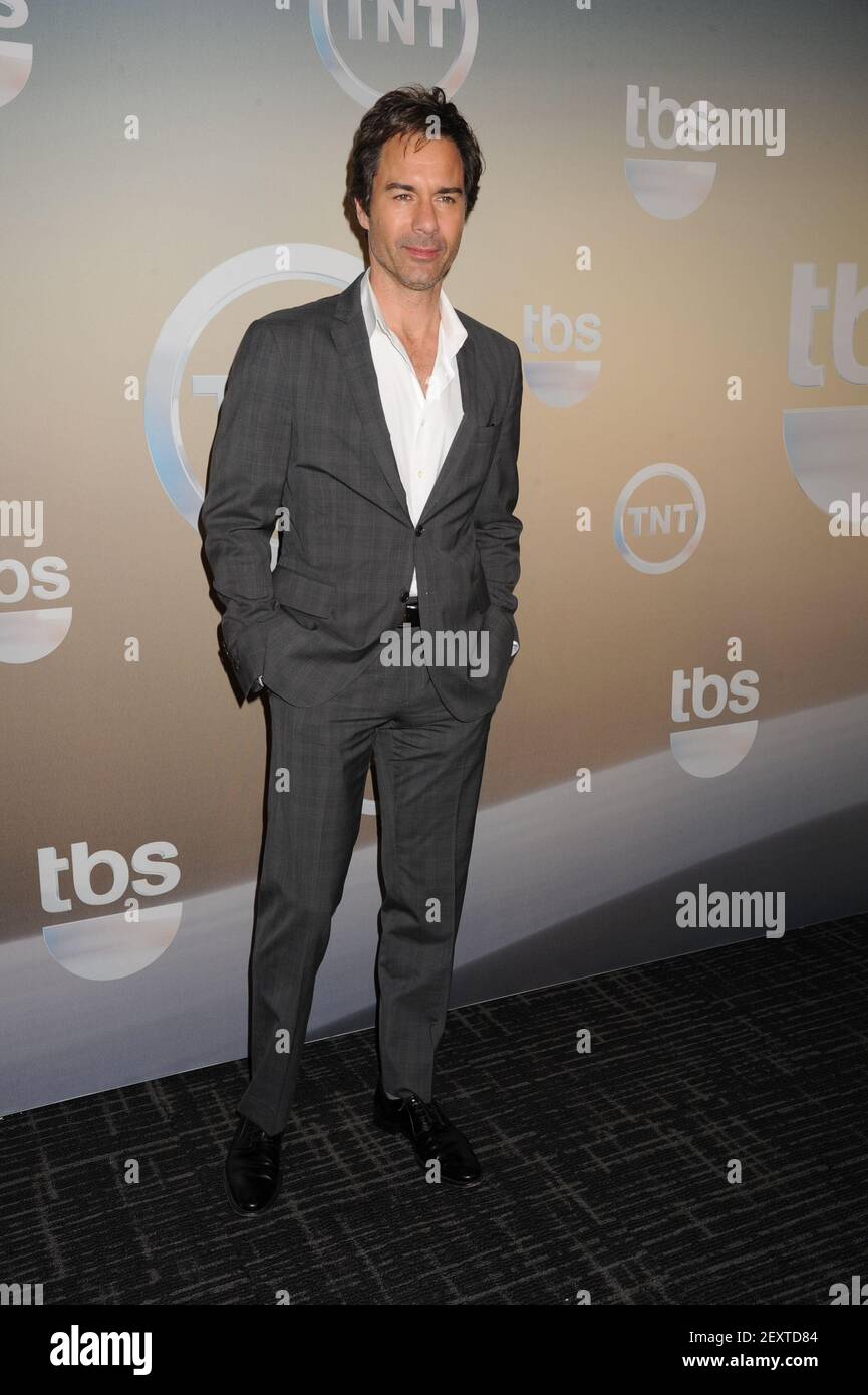 Eric McCormack in the green room during the TBS TNT Networks Upfront ...