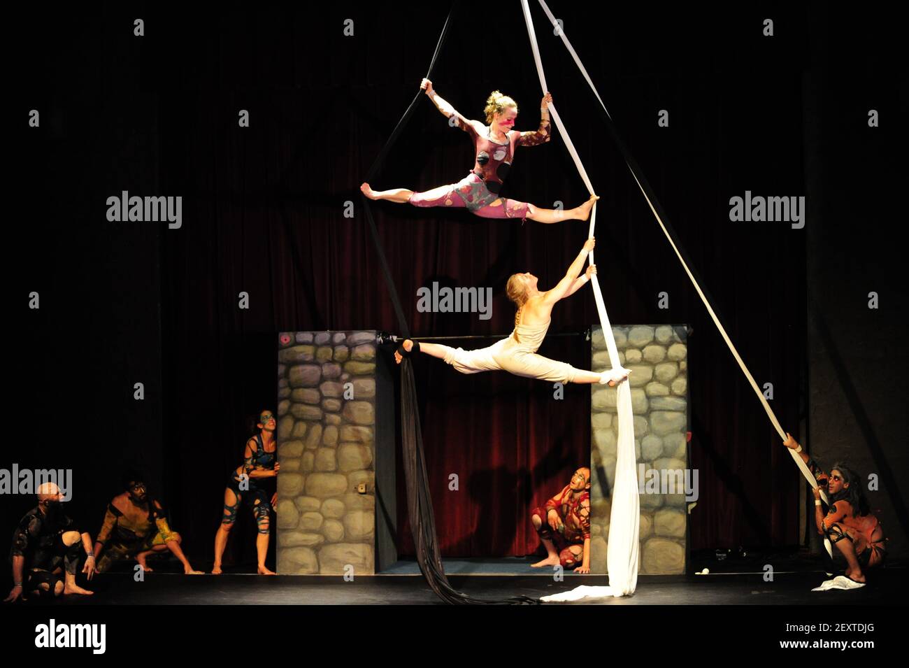 Tempos contemporary circus group performs on the opening night of their ...