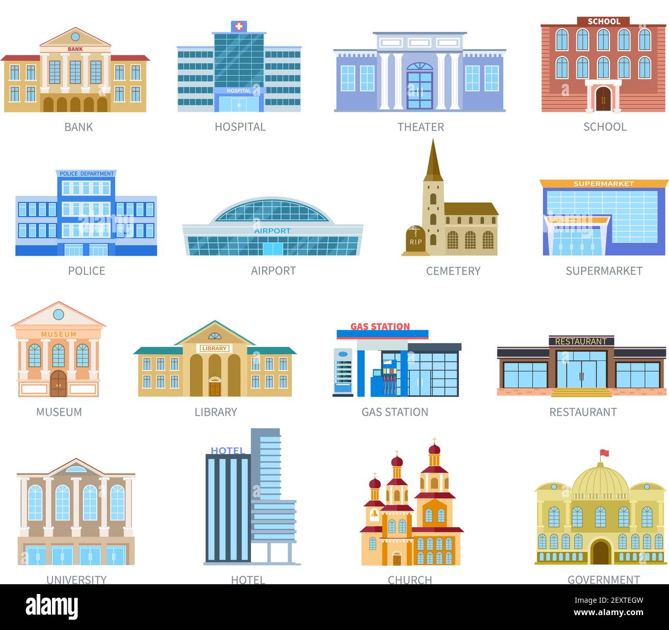 University houses Cut Out Stock Images & Pictures - Alamy