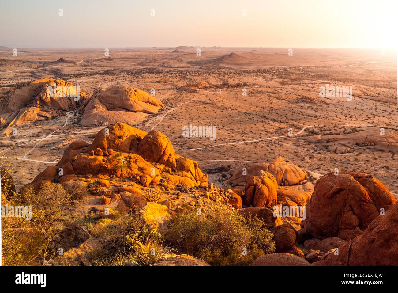 Landscape around Spitzkoppe in Namibia Stock Photo - Alamy