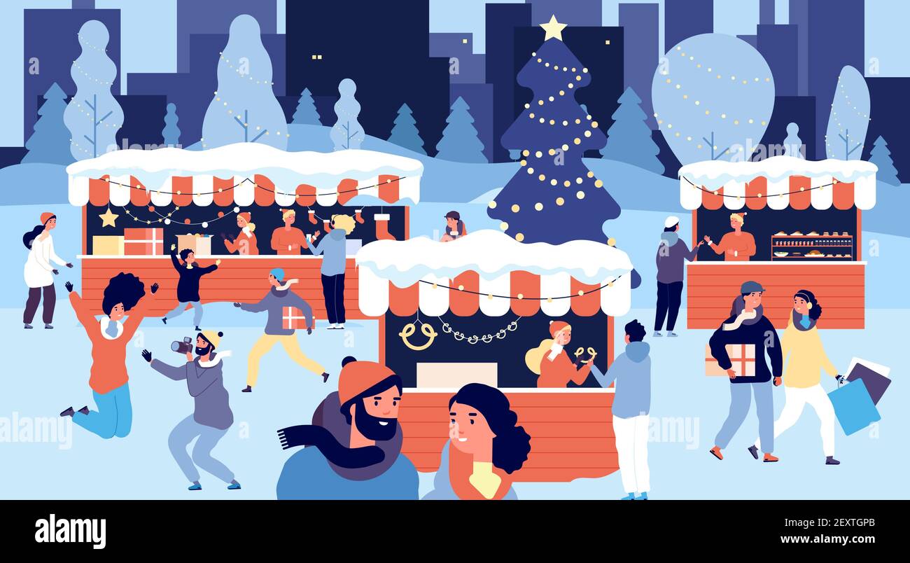 Family festival crowd Stock Vector Images - Alamy