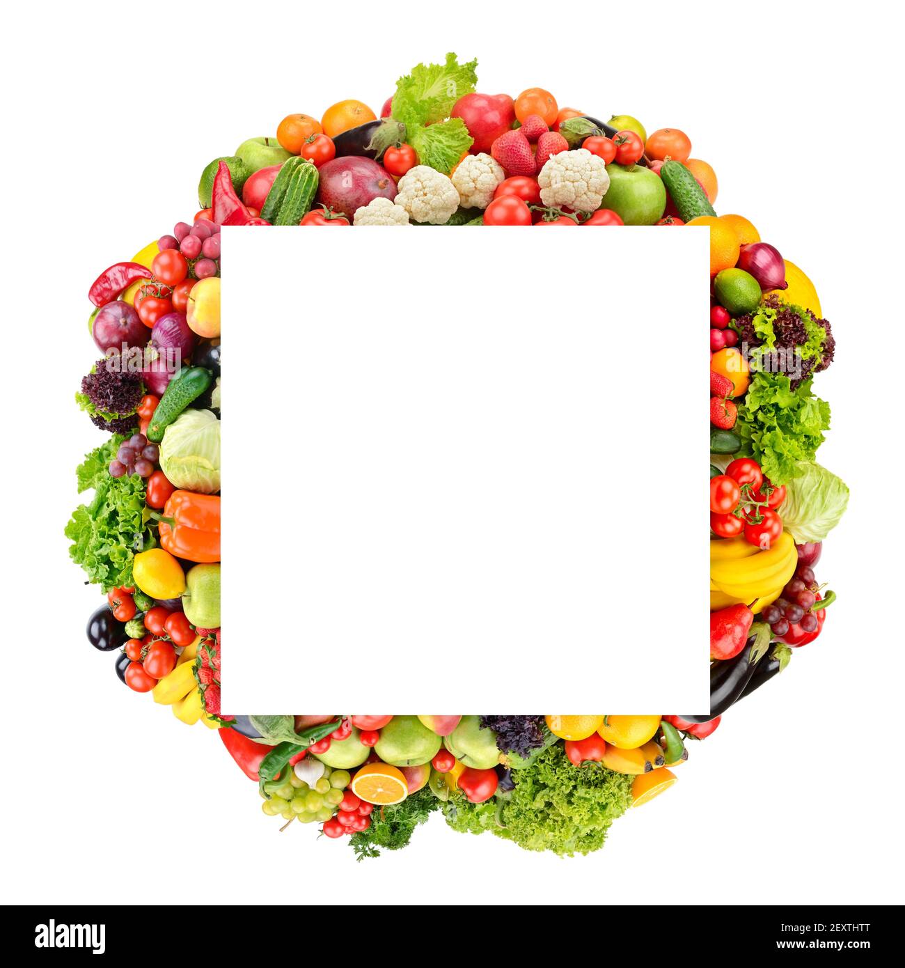 Fruits And Vegetables Frame