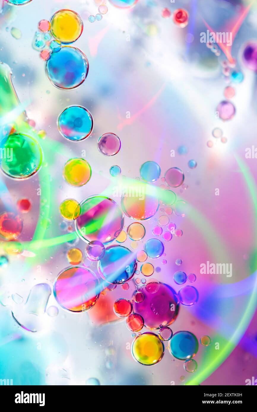 Beautiful Abstract Space Age Bubbles, Spheres and Swirls Stock Photo ...