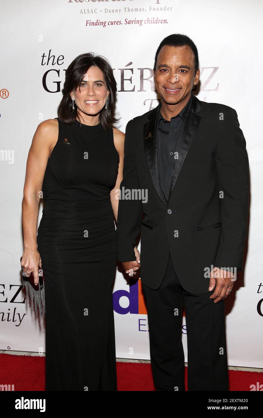 Maritere and Jon Secada attend the Red Carpet at the 12th Annual FedEx ...