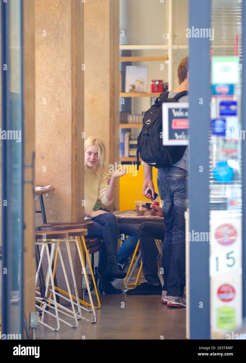 Actress Dakota Fanning and her boyfriend Jamie Strachan seen walking ...