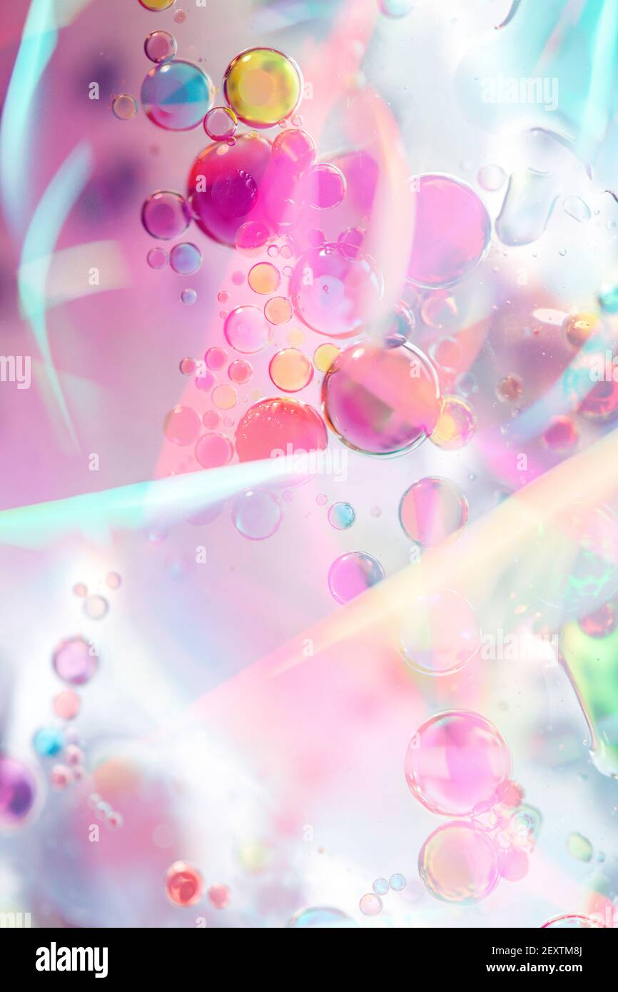 Beautiful Abstract Space Age Bubbles, Spheres and Swirls Stock Photo ...