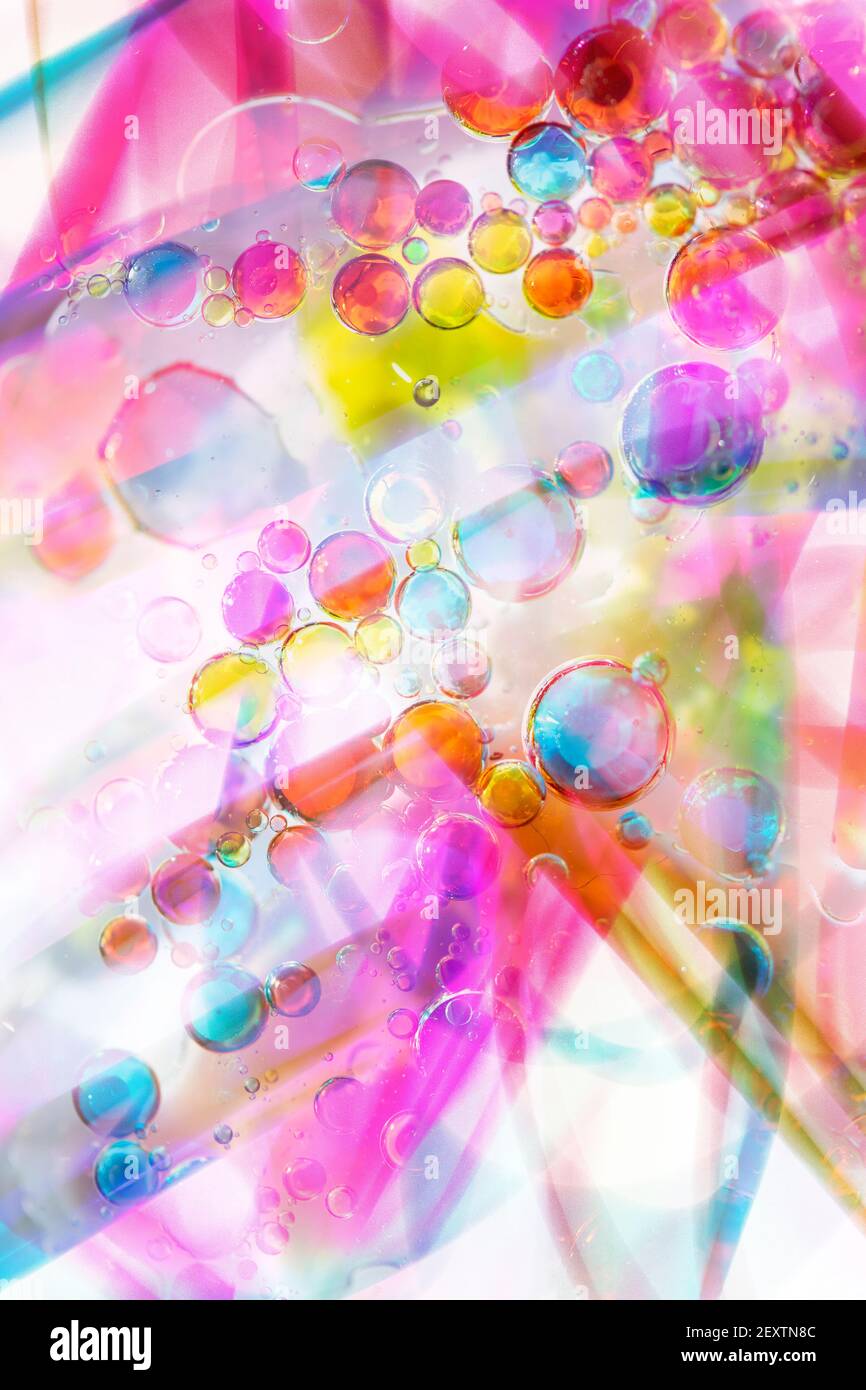 Beautiful Abstract Space Age Bubbles, Spheres and Swirls Stock Photo ...