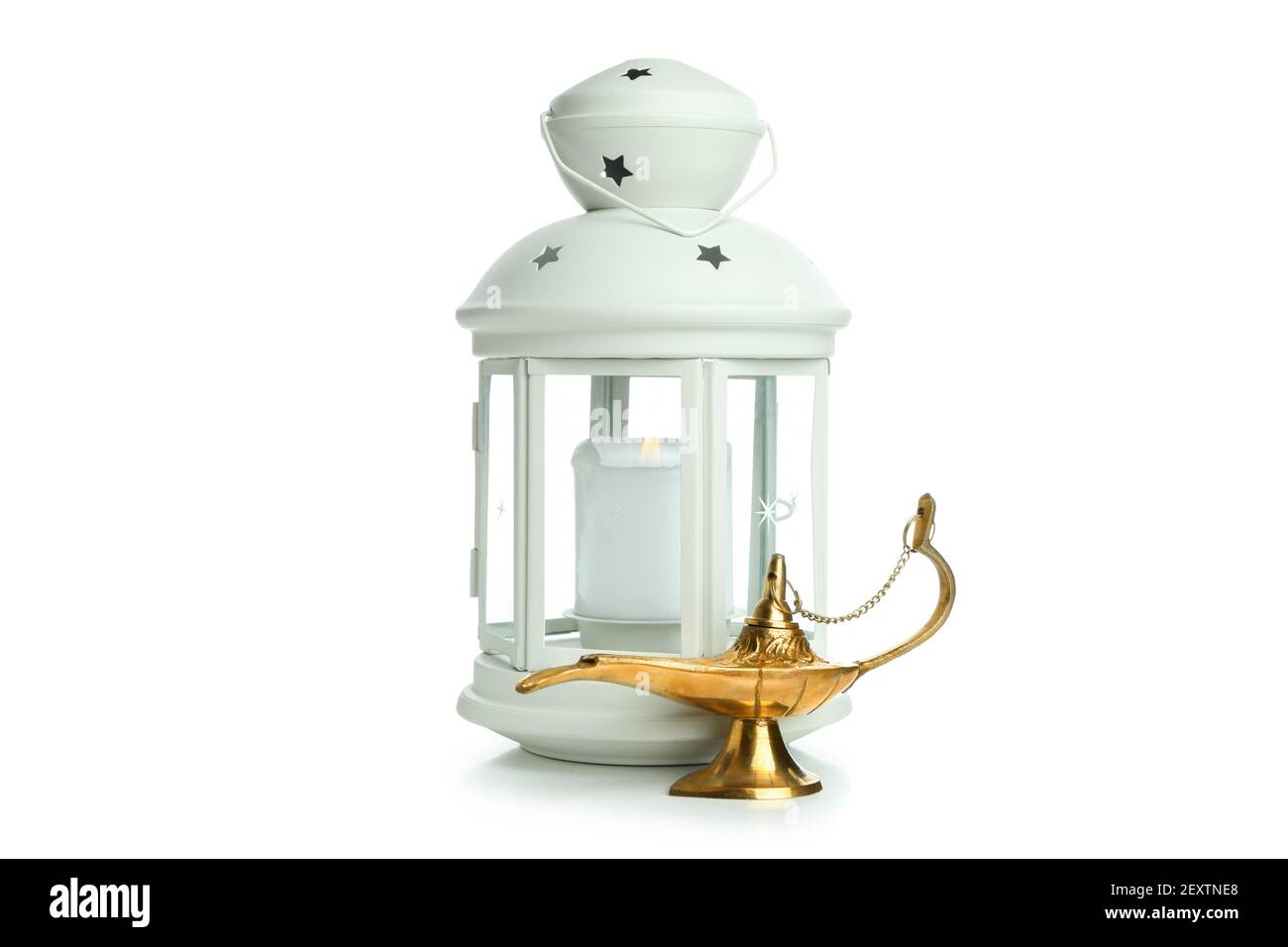 Islamic background arabic pattern and traditional lamp hi-res stock ...