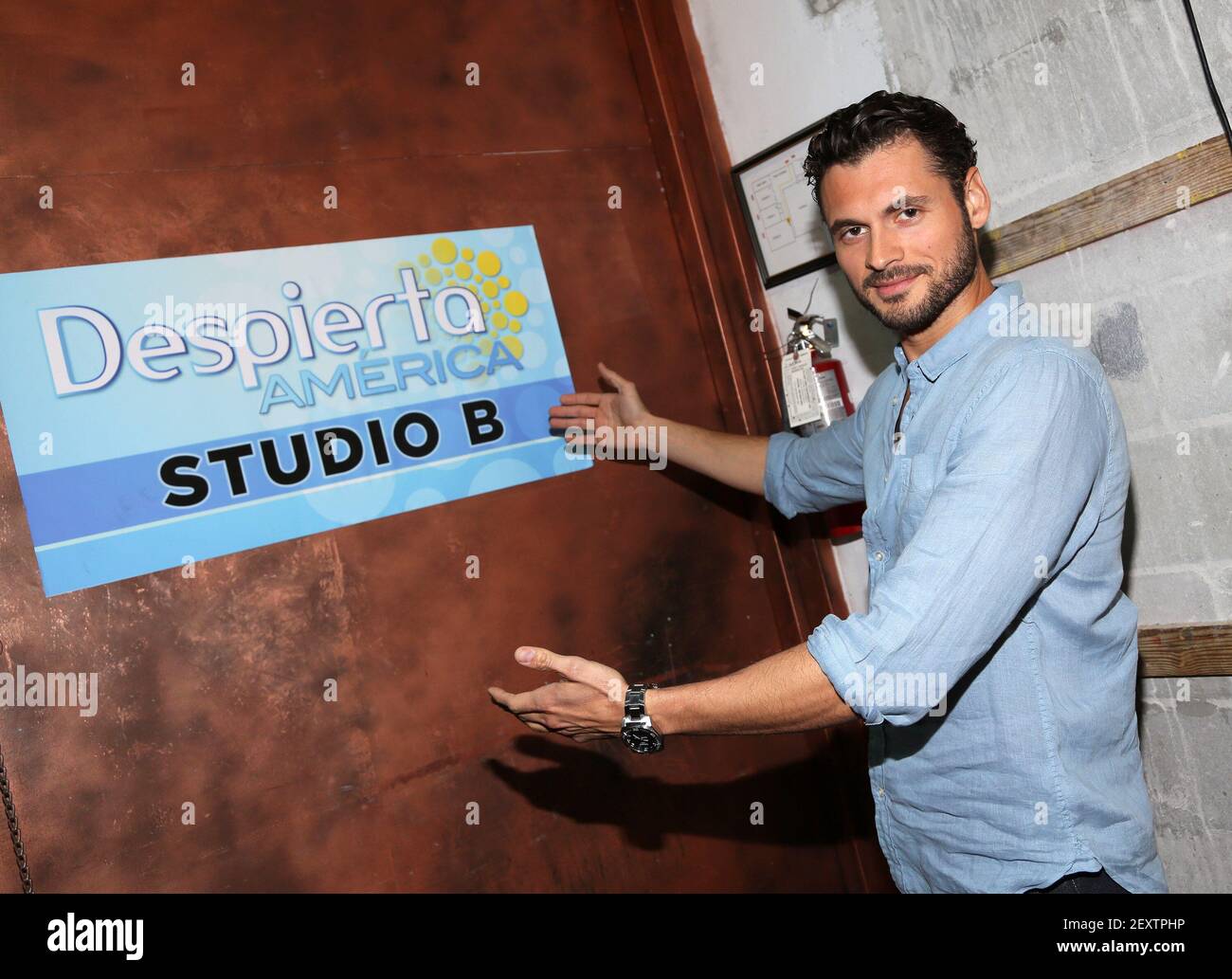 Actor Adan Canto (X-Men:Days of Future Past) is seen during "Despierta ...