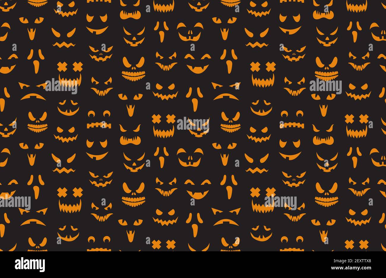 Scary Jack O Lantern Eyes Pattern