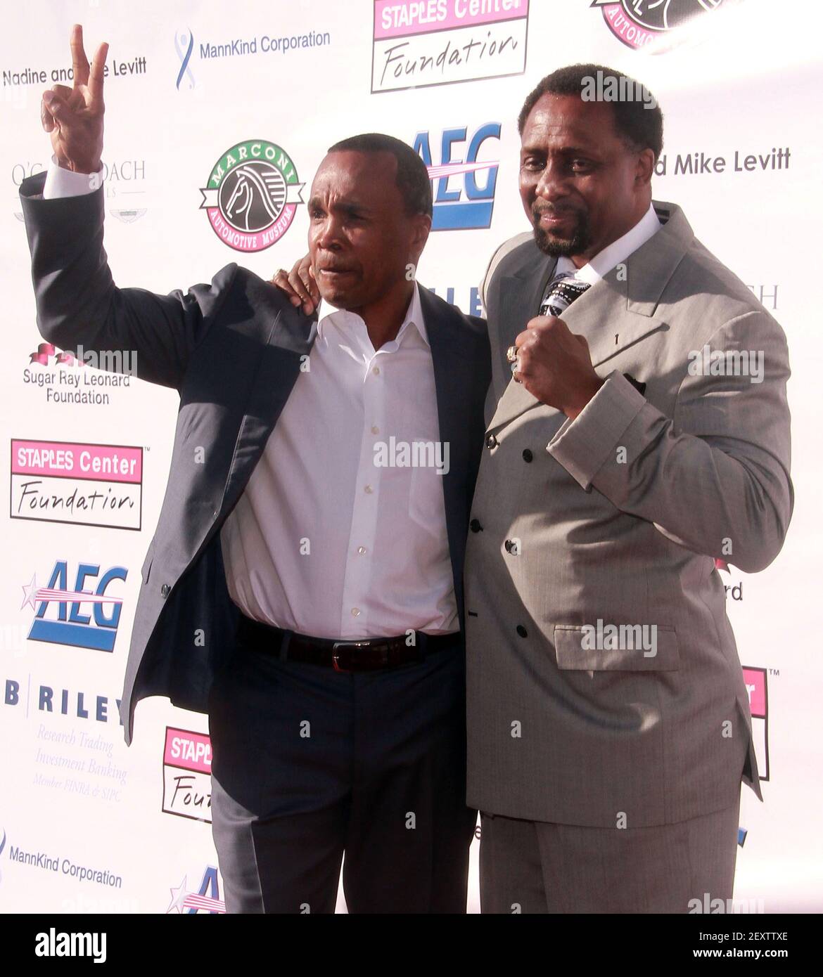 20 May 2014 - Santa Monica, California - Sugar Ray Leonard, Shane ...