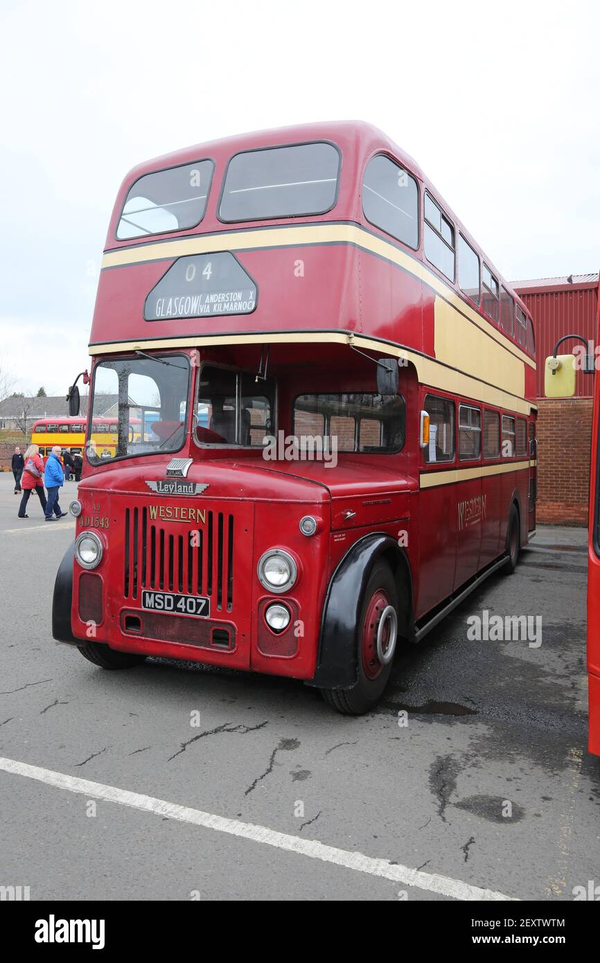 Stagecoach Garage, Kilmarnock, Scotland, UK 08 April 2018. An open day ...