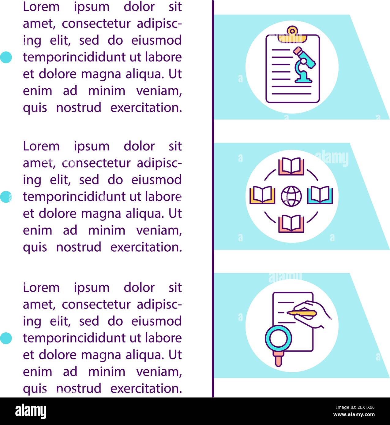 Secondary research sources concept icon with text Stock Vector Image ...