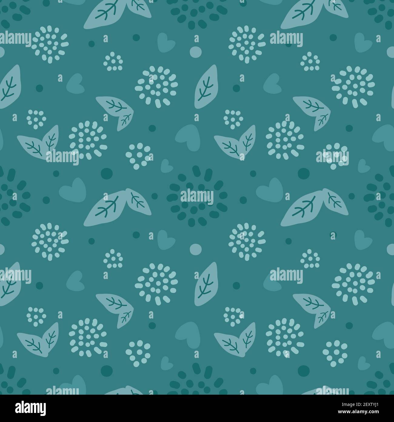 Abstract nature pattern. Scandinavian seamless texture. Creative baby ...