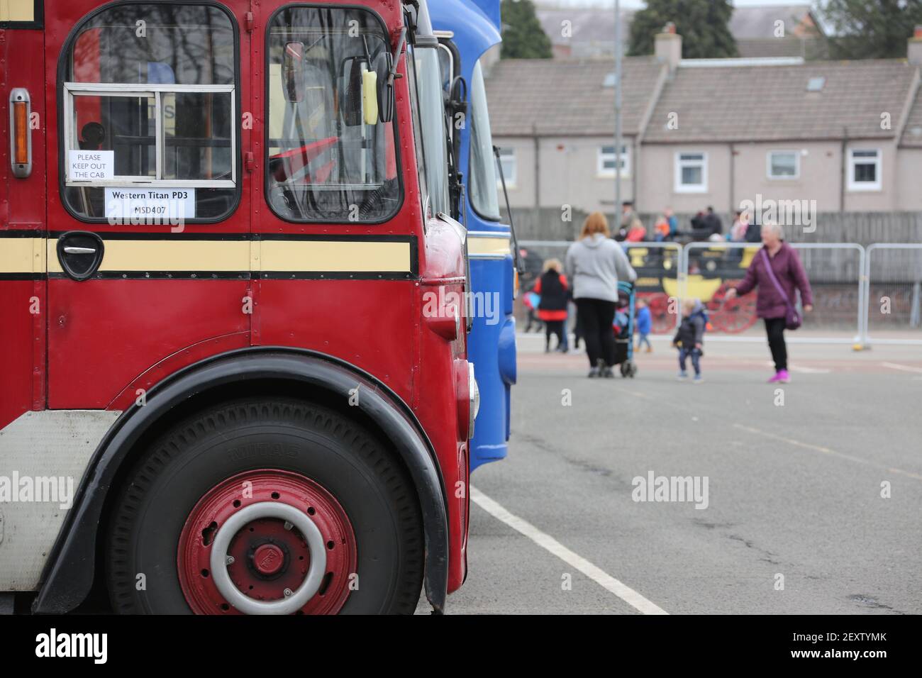 Stagecoach Garage, Kilmarnock, Scotland, UK 08 April 2018. An open day ...