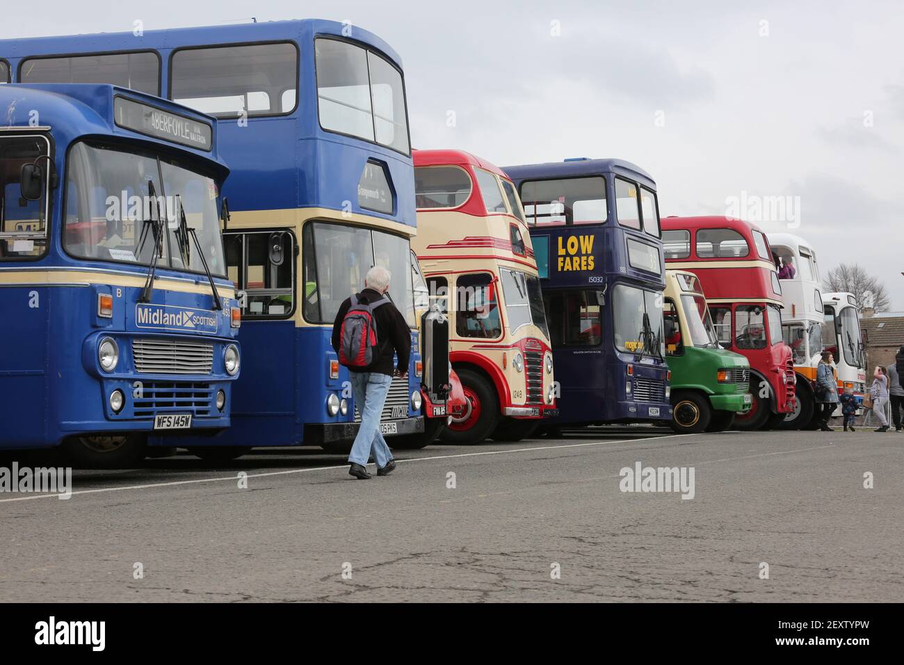 Stagecoach Garage, Kilmarnock, Scotland, UK 08 April 2018. An open day ...