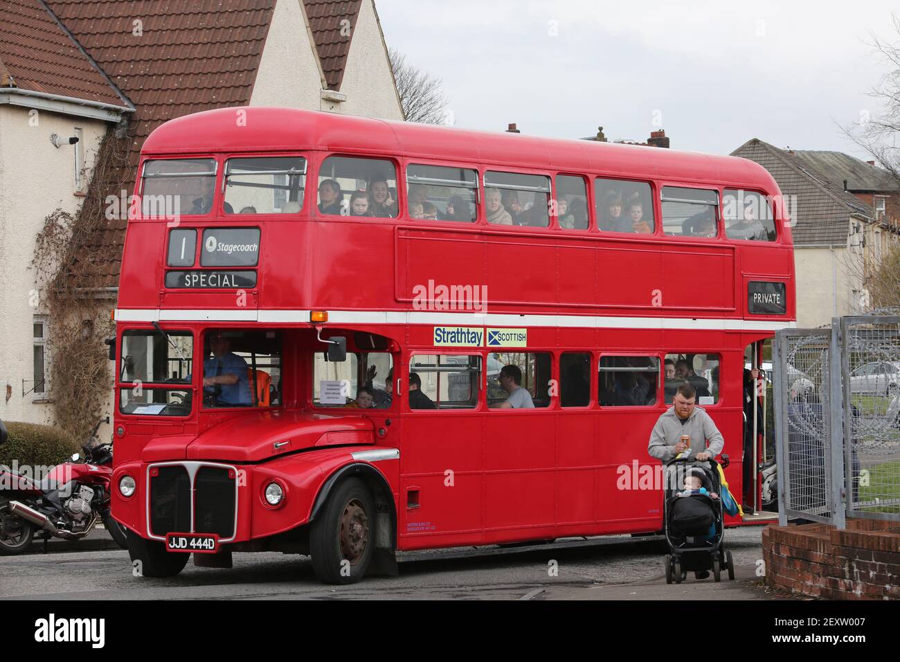 Stagecoach Garage, Kilmarnock, Scotland, UK 08 April 2018. An open day ...