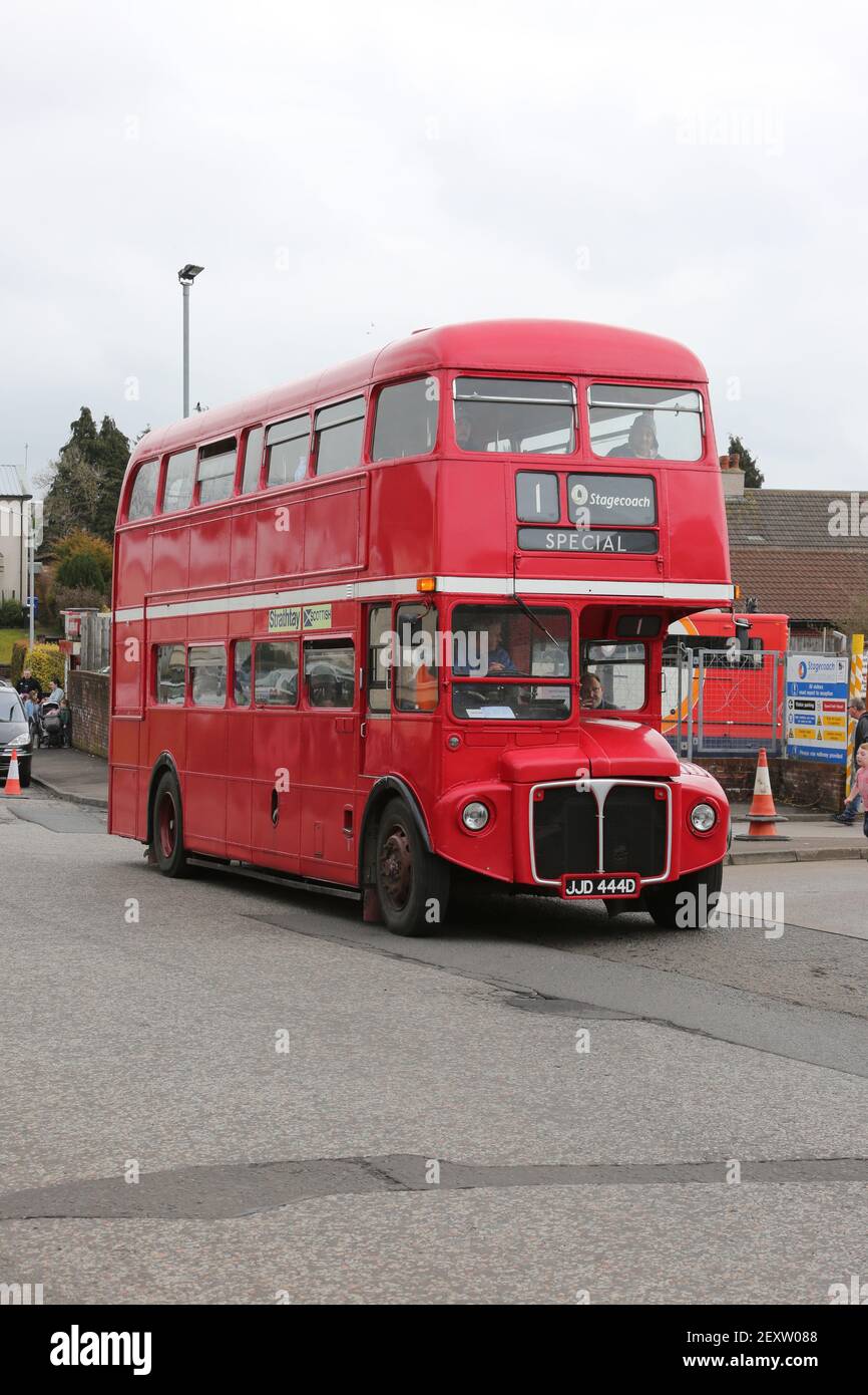 Scottish depot coach bus hi-res stock photography and images - Alamy
