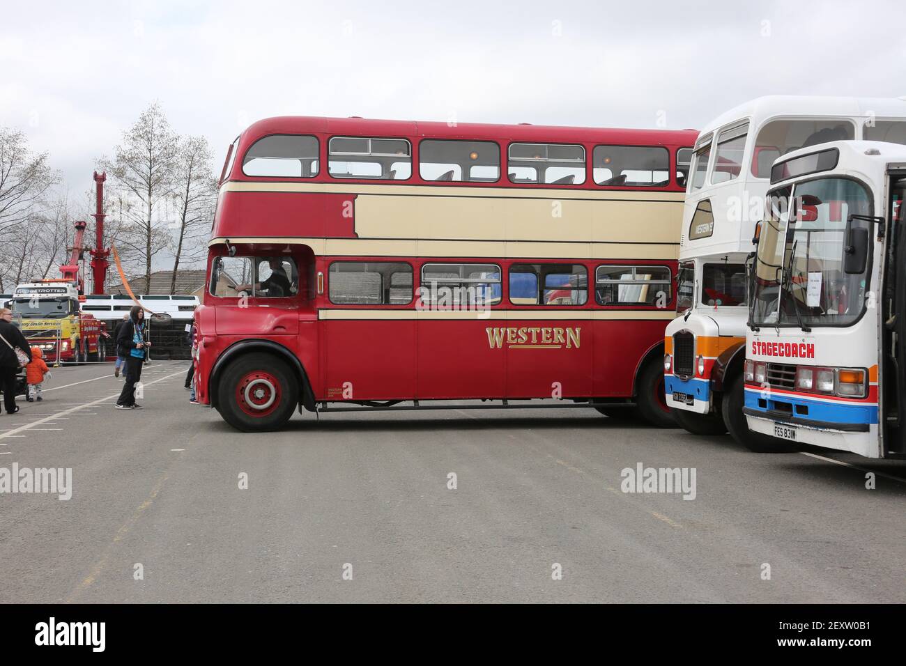 Stagecoach Garage, Kilmarnock, Scotland, UK 08 April 2018. An open day ...