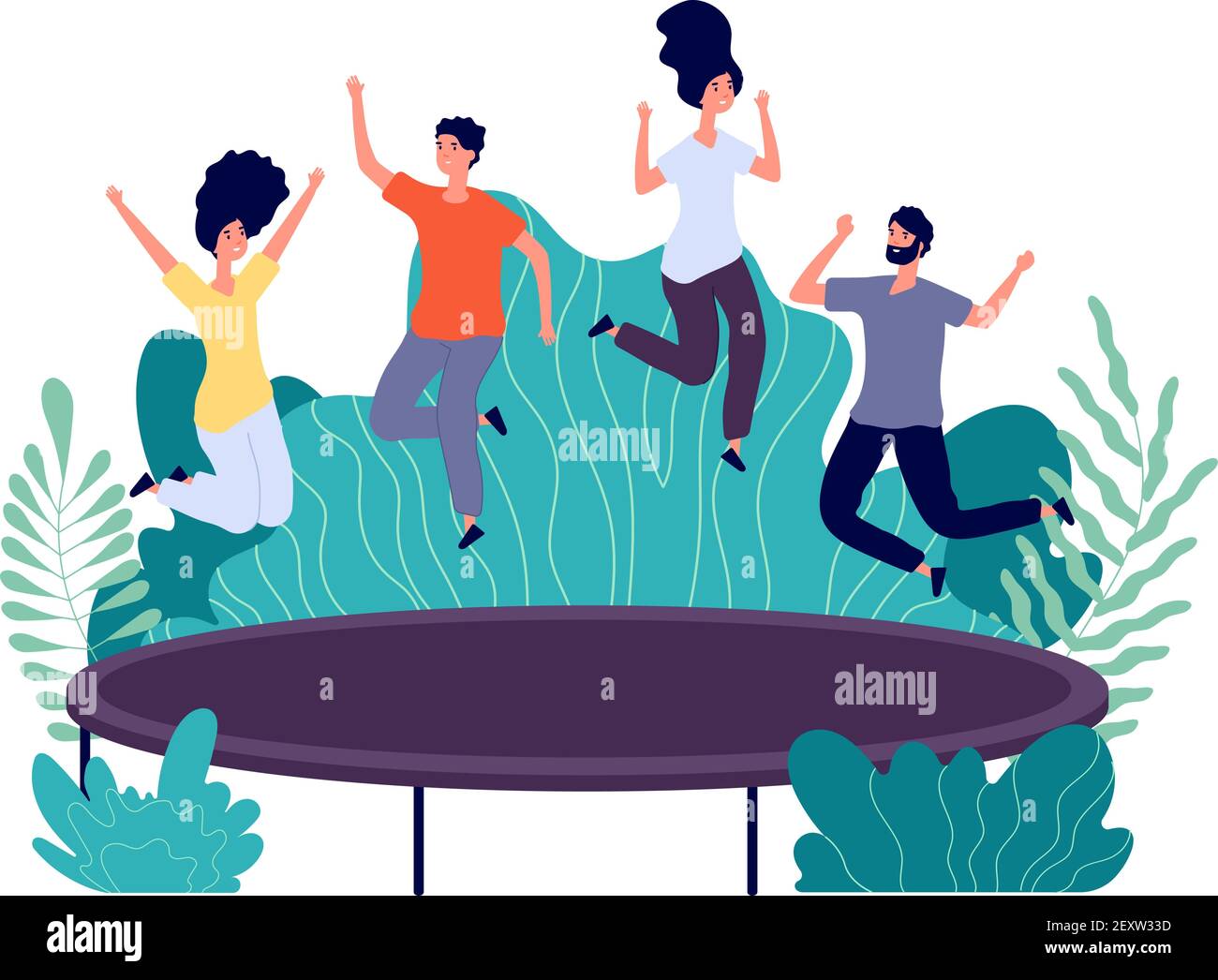 Trampoline Park Clipart