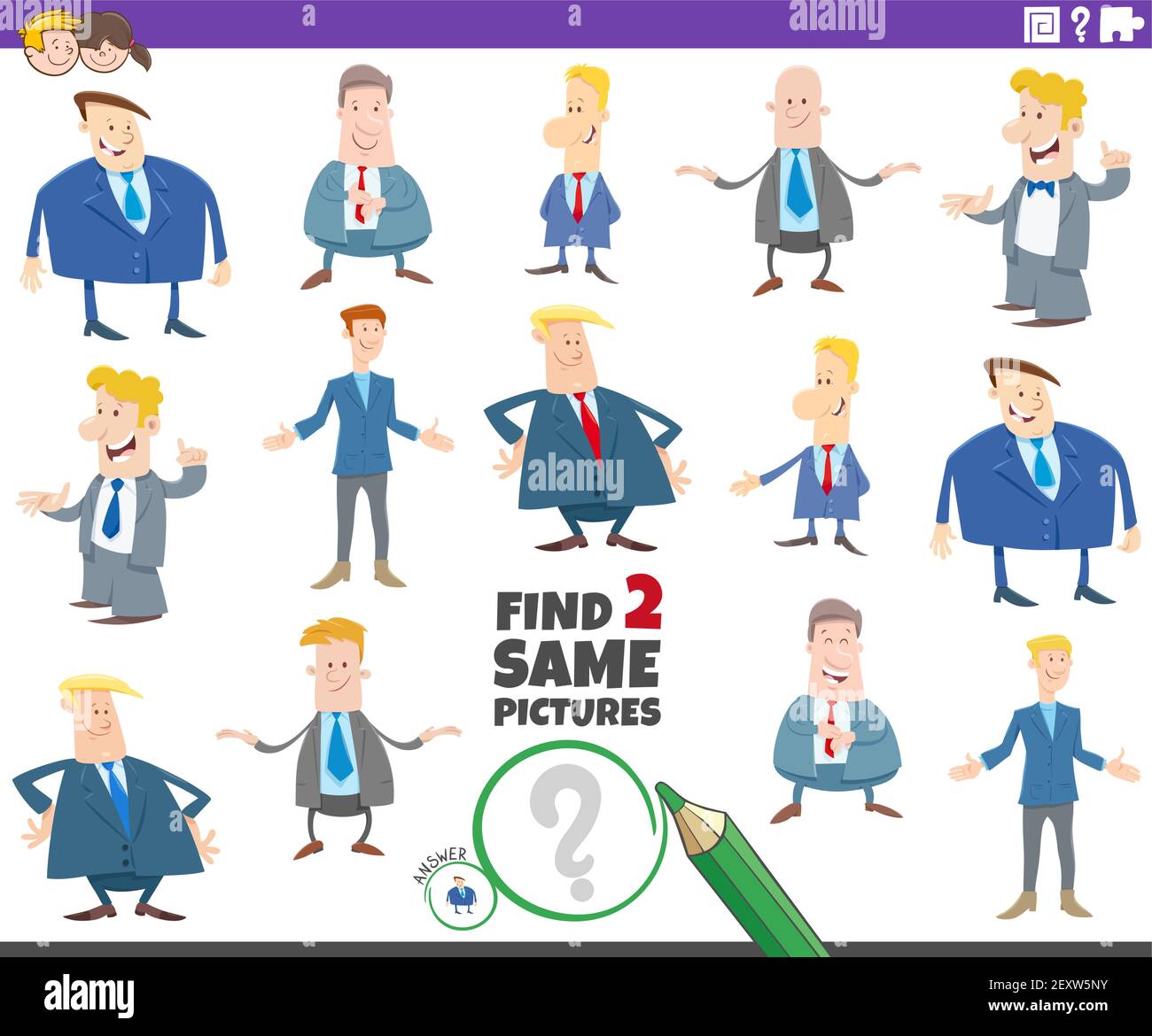 Two men pictures Stock Vector Images - Alamy