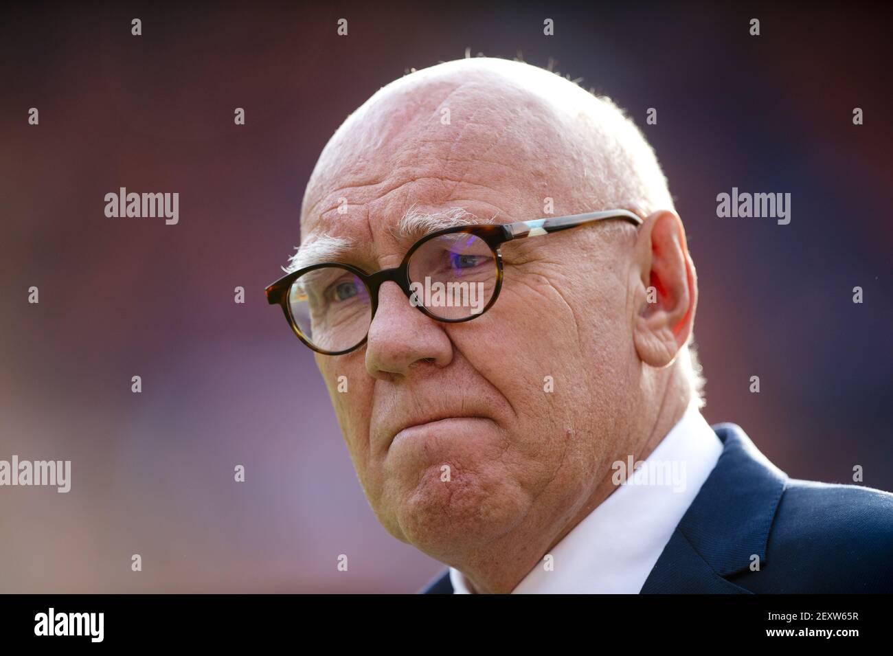 Rotterdam - May 31, 2014 - - Kees Jansma Oranje fans op de tribune ...