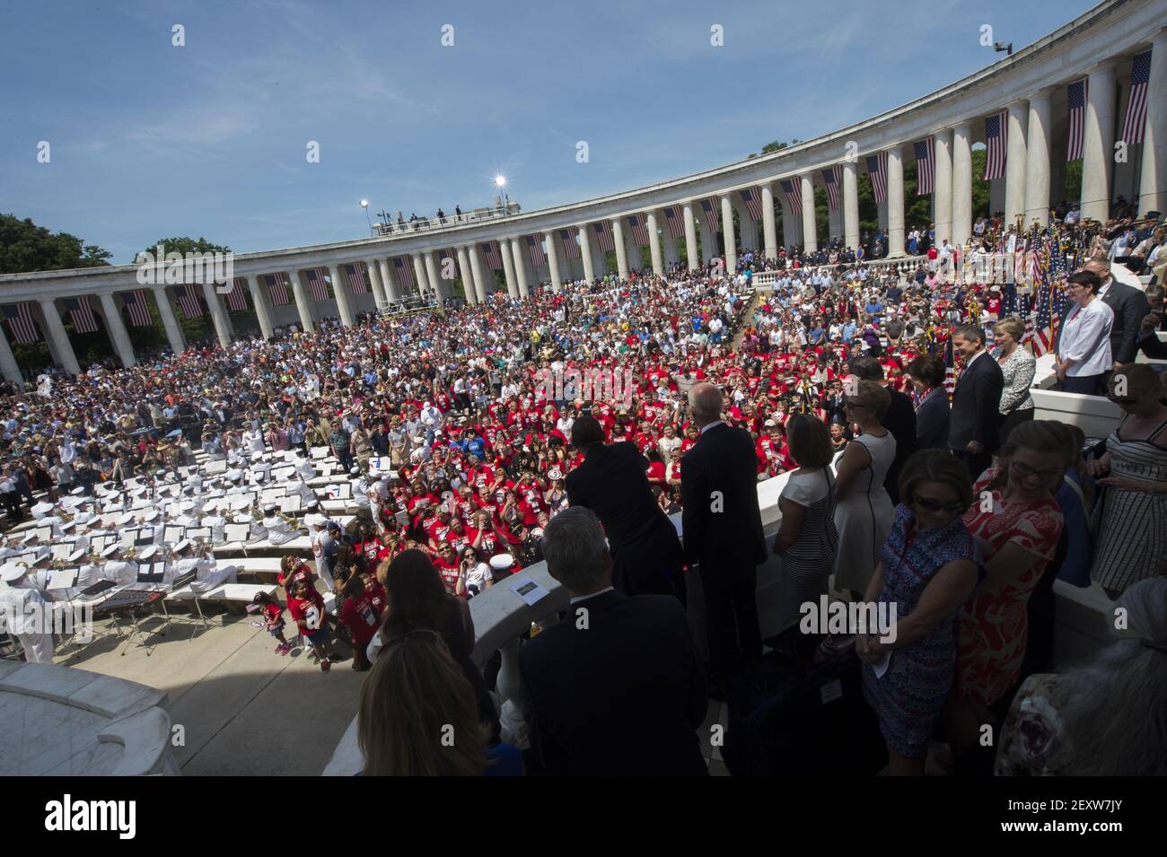 President Barack Obama greets attendees at a Memorial Day ceremony at ...