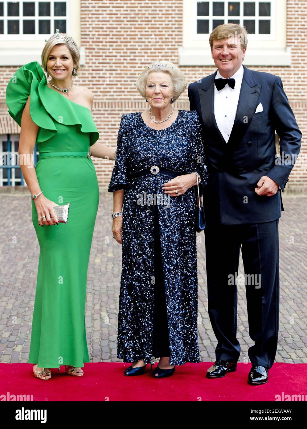 3-6-2014 - APELDOORN - Prince Albert II of Monaco at the loo with King ...