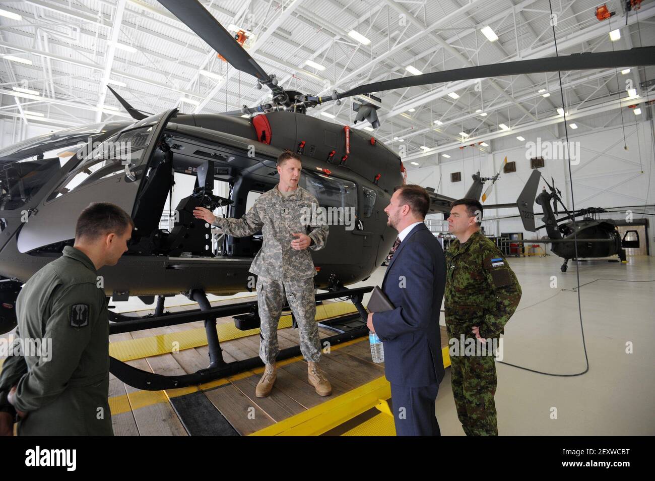 CW4 Scott Sauer, Maryland National Guard, talks about the LUH-72 Lakota ...