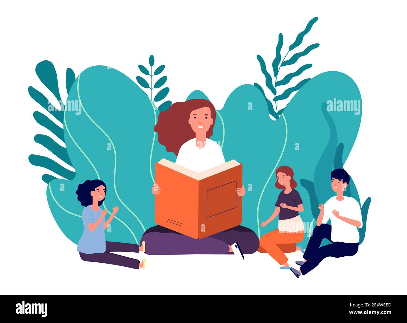 Tells story Stock Vector Images - Alamy