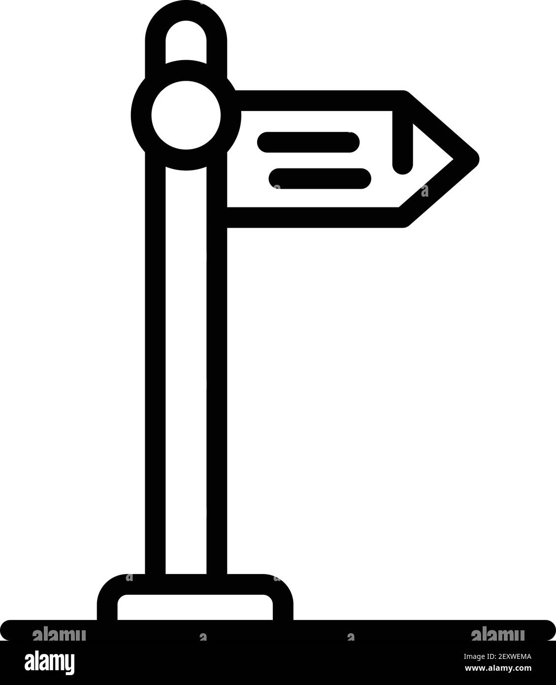 Subway Indicator Icon Outline Subway Indicator Vector Icon For Web Design Isolated On White