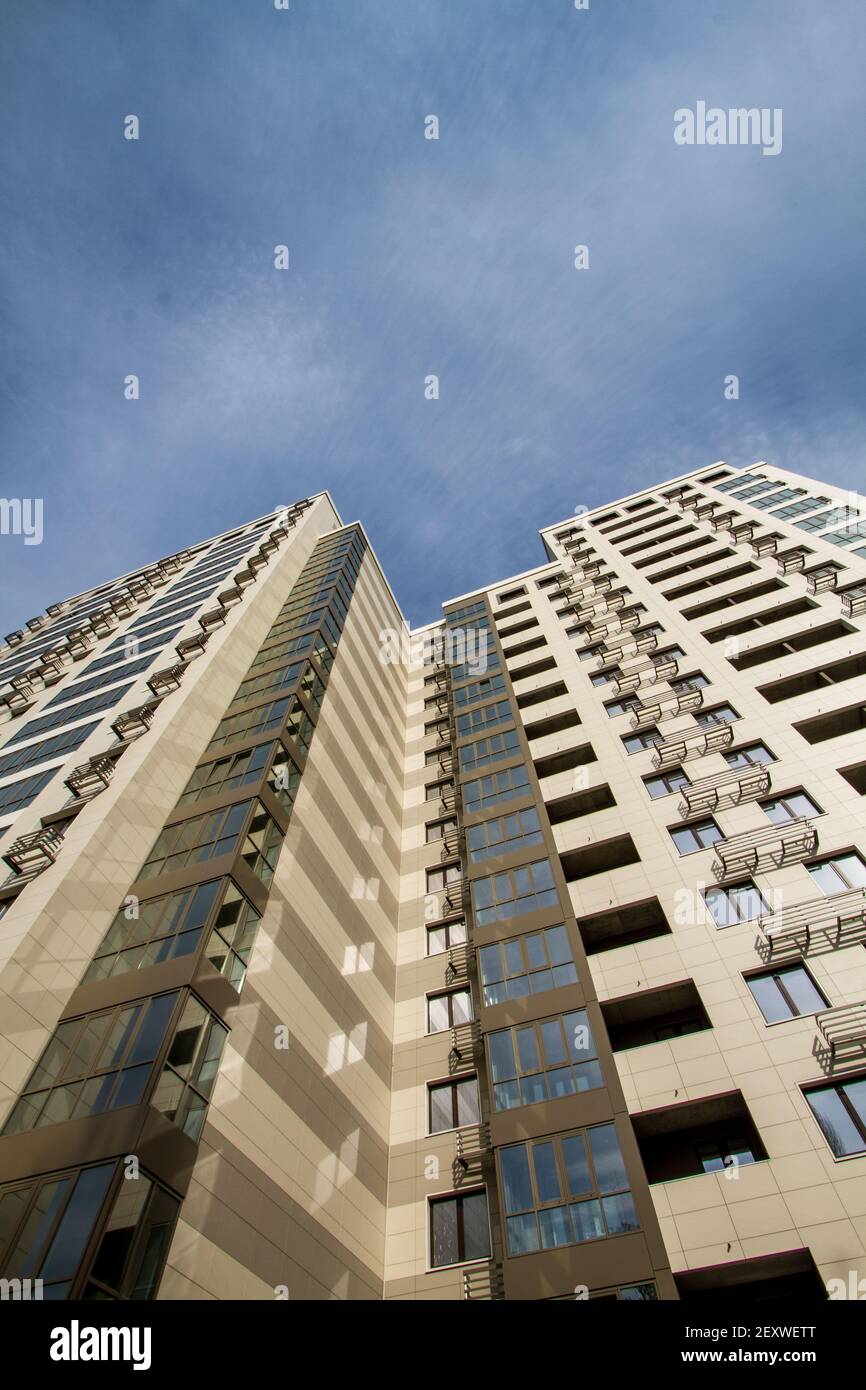 Modern residential building Stock Photo - Alamy
