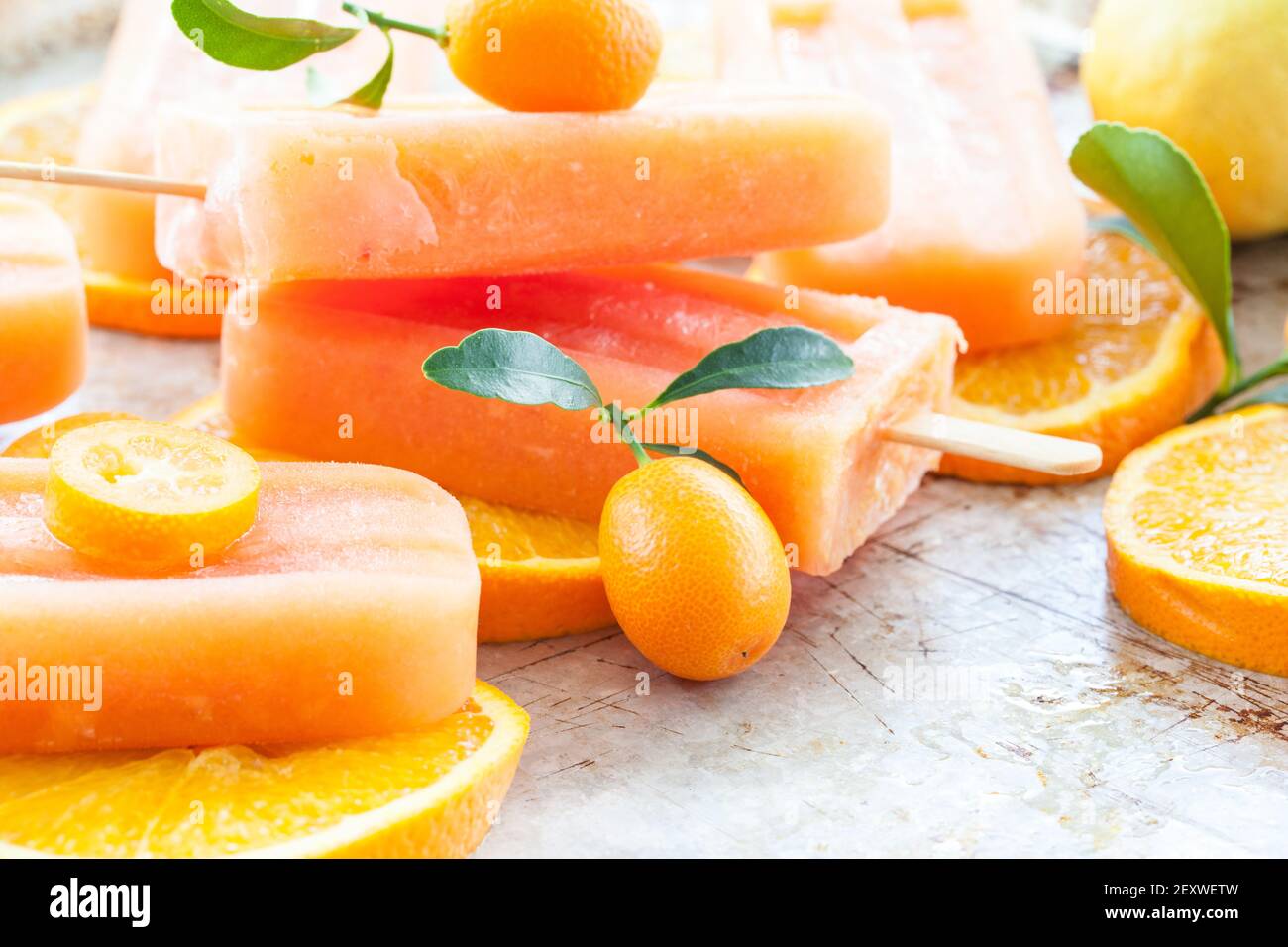 Popsicles in the freezer hi-res stock photography and images - Alamy
