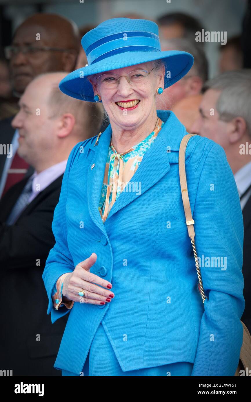Queen Mathilde II of Belgium attends the D-Day commemoration to mark ...
