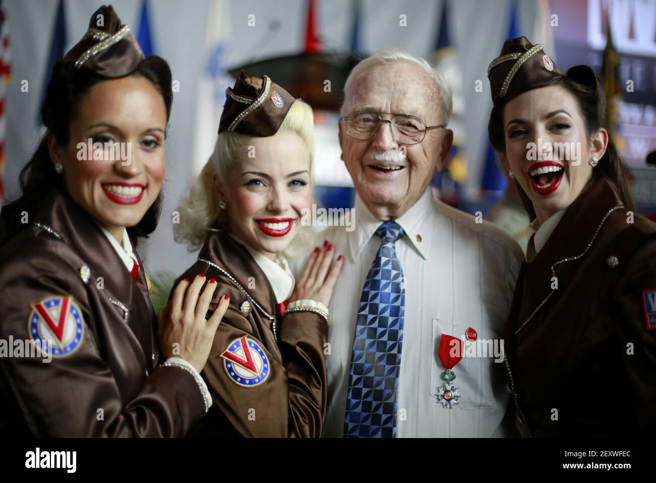 03 June 2014. The National WWII Museum, New Orleans, Lousiana. Unid'd ...