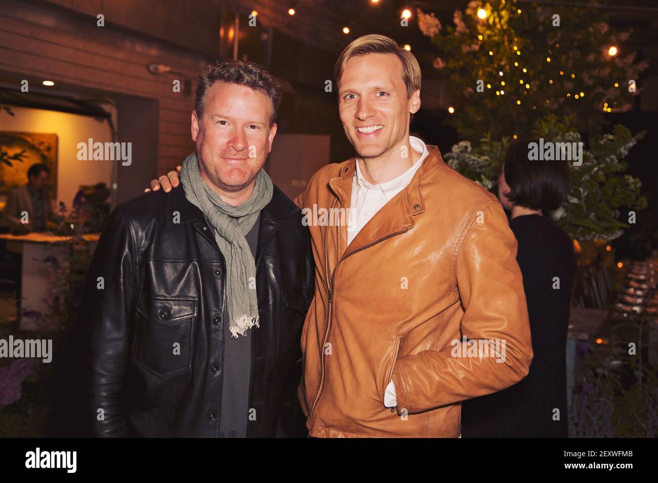 Todd Snyder and Teddy Sears attend PROJECT's celebration of the opening ...