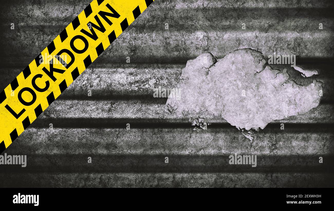 Lockdown Singapore Map, Coronavirus, Outbreak quarantine background ...