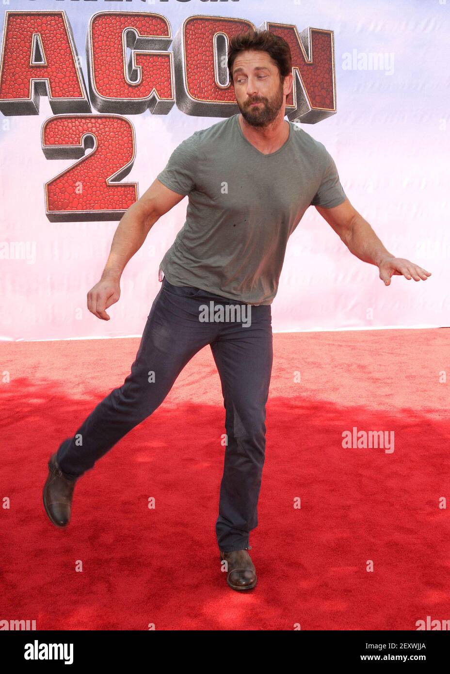 8 June 2014 - Westwood, California - Gerard Butler. "How To Train Your ...