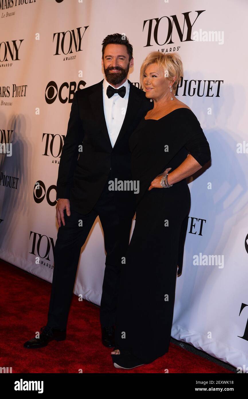 Hugh Jackman and his wife, Deborra-Lee Furness on the red carpet at the ...