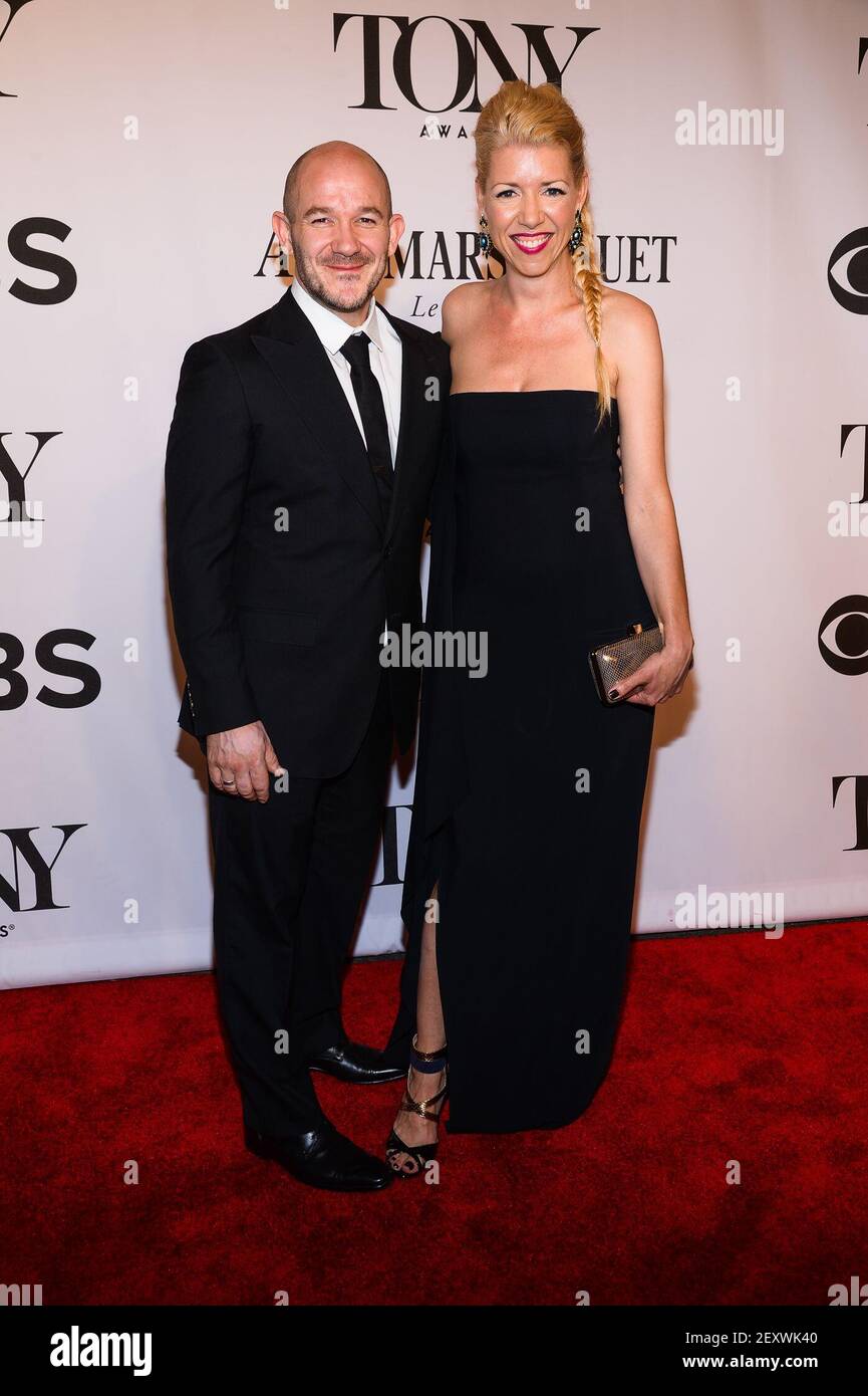 Steven Hoggett and Kelly Devine arrive on the red carpet at the Tony ...