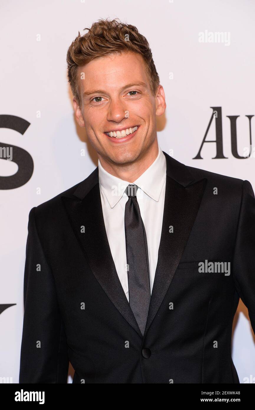 Barrett Foa on the red carpet at the Tony Awards at Radio City Music ...
