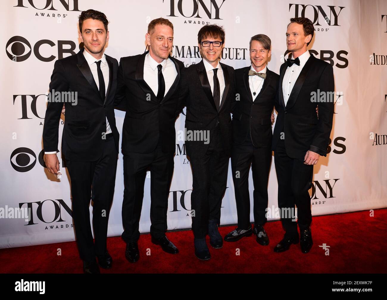 "Hedwig and the Angry Inch" cast on the red carpet at the Tony Awards ...