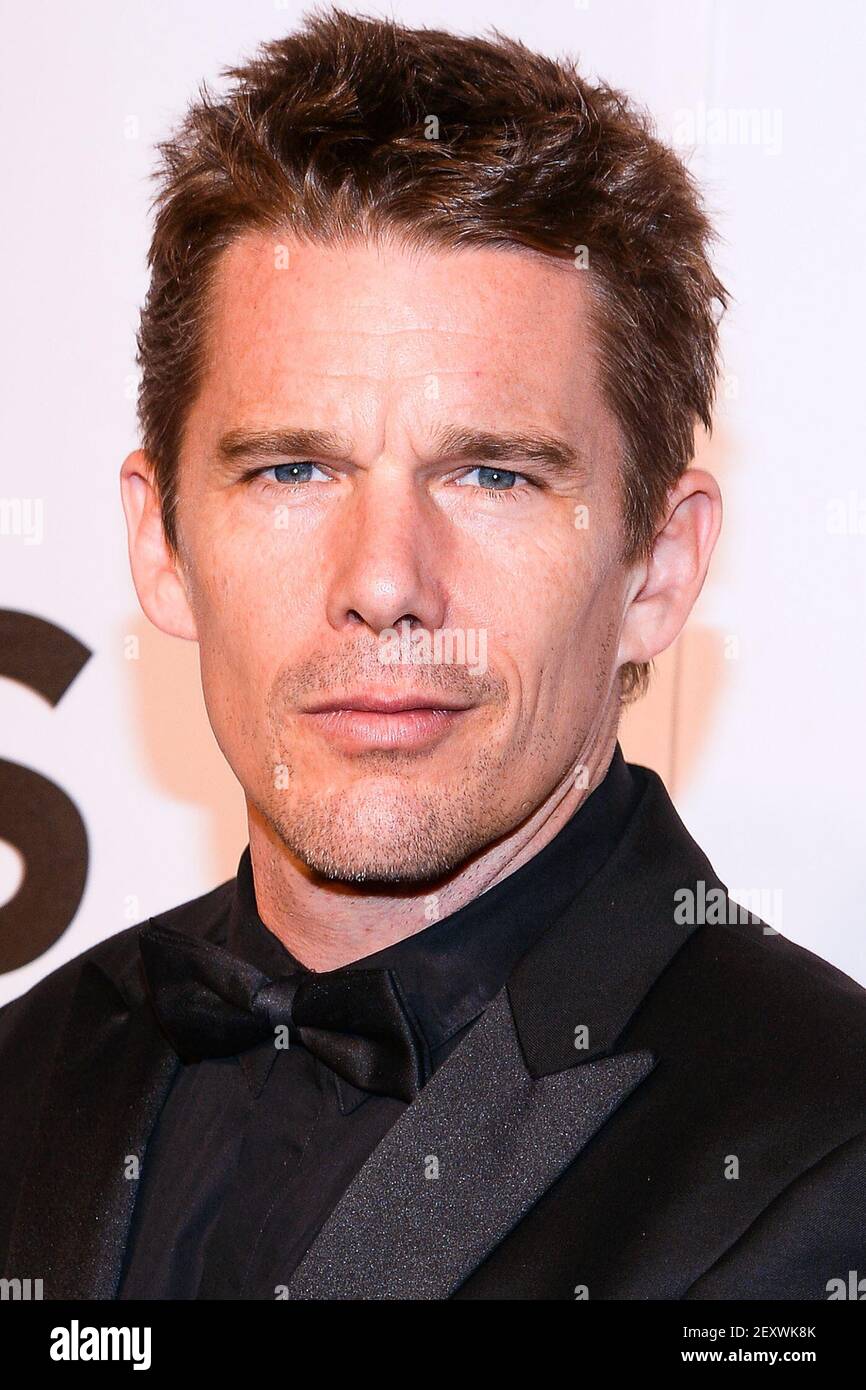 Ethan Hawke on the red carpet at the Tony Awards at Radio City Music ...