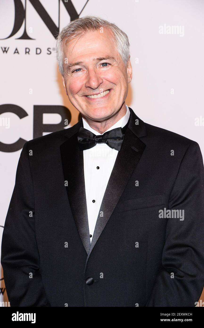 John Patrick Shanley arrives on the red carpet at the Tony Awards at ...