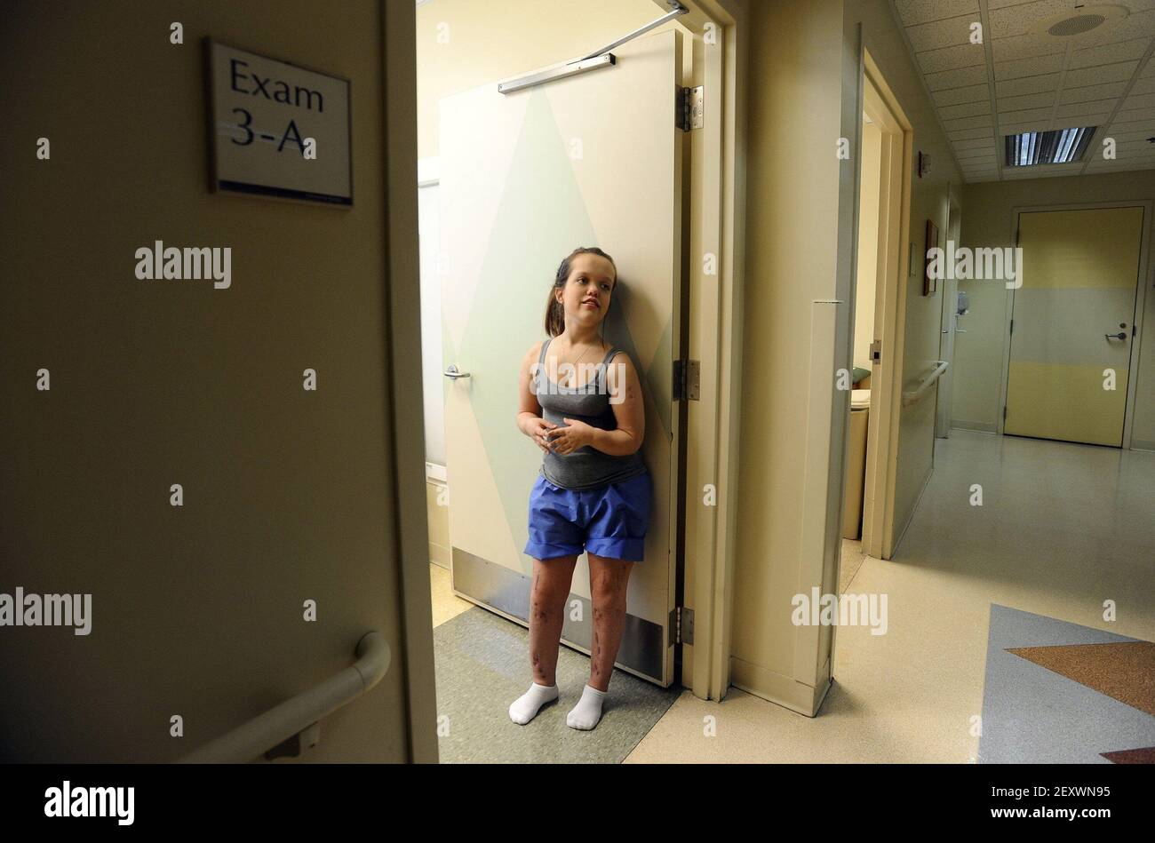 Chandler Crews, 20, at Sinai Hospital's Rubin Institute for Advance ...