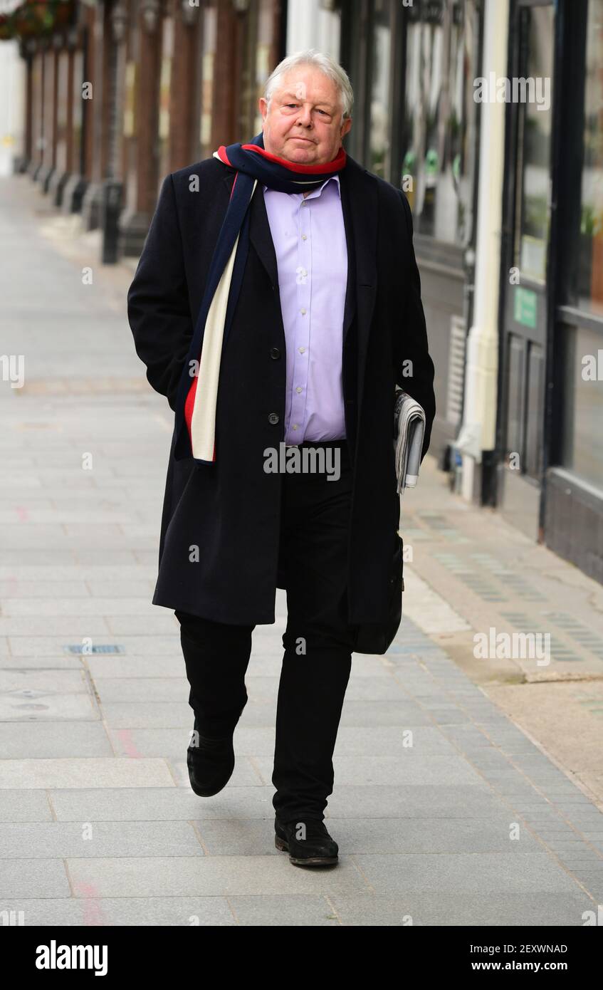 LBC presenter Nick Ferrari outside the Global Radio studios in London ...
