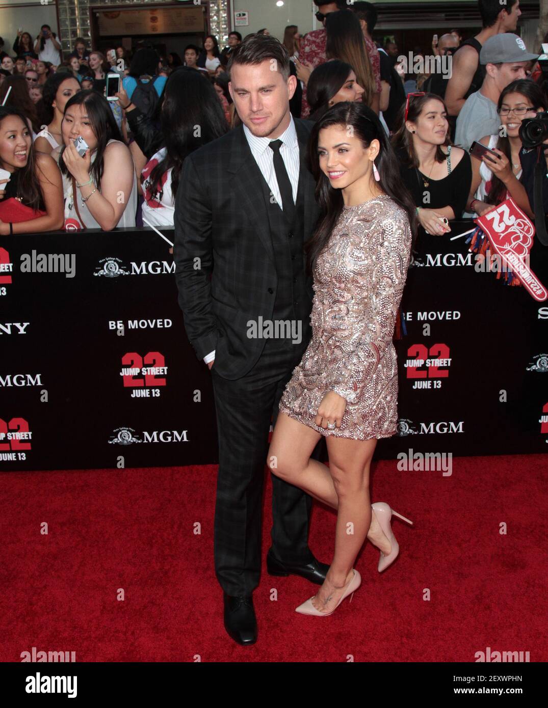 Channing Tatum, Jenna Dewan Tatum attends The World Premiere of "22 ...