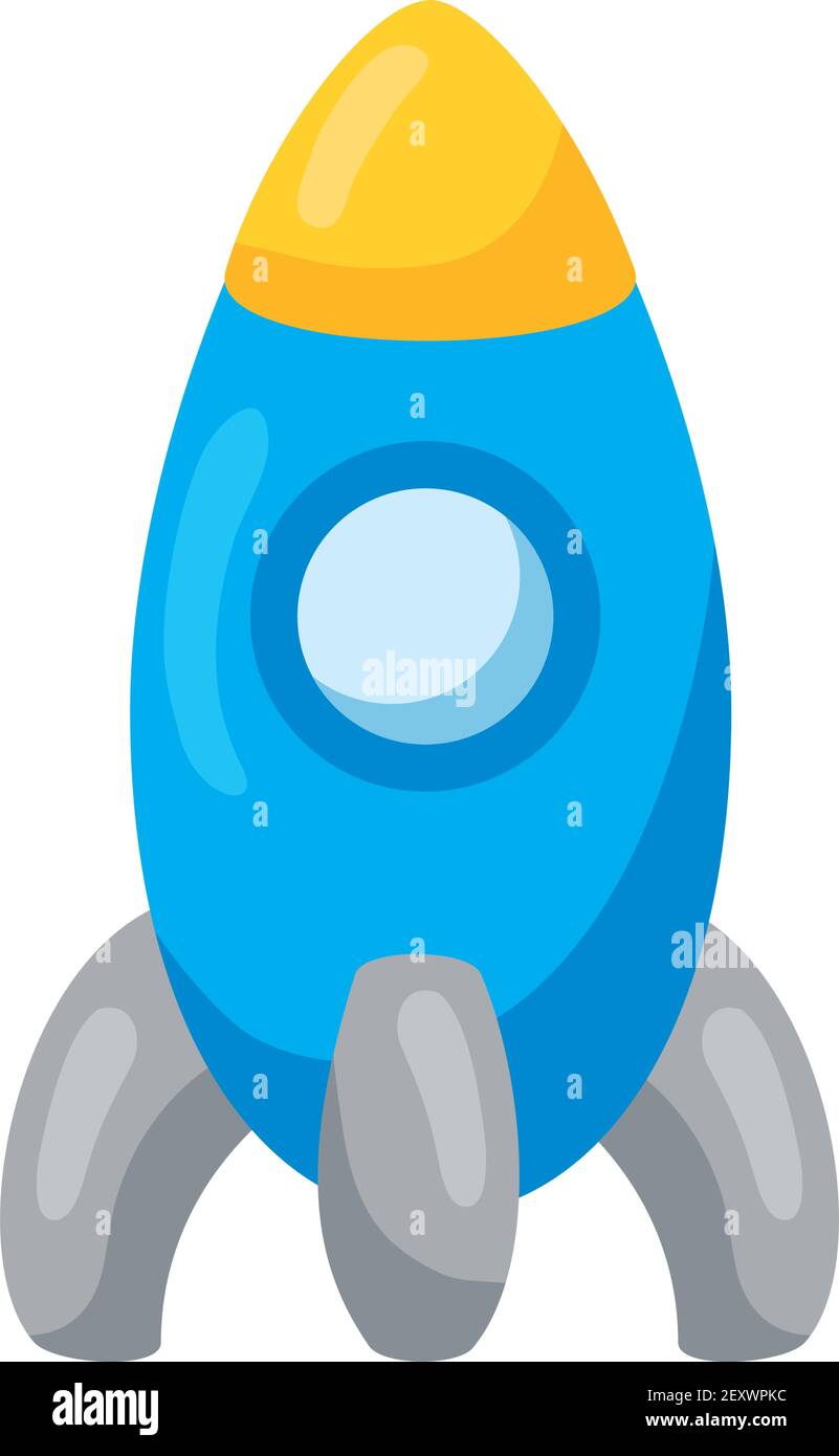 rocket kids toy isolated icon Stock Vector Image & Art - Alamy