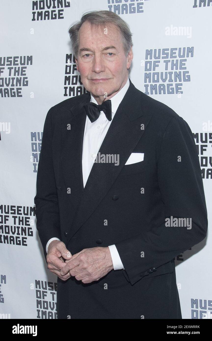 Charlie Rose attends the Museum Of The Moving Image Gala at the St ...
