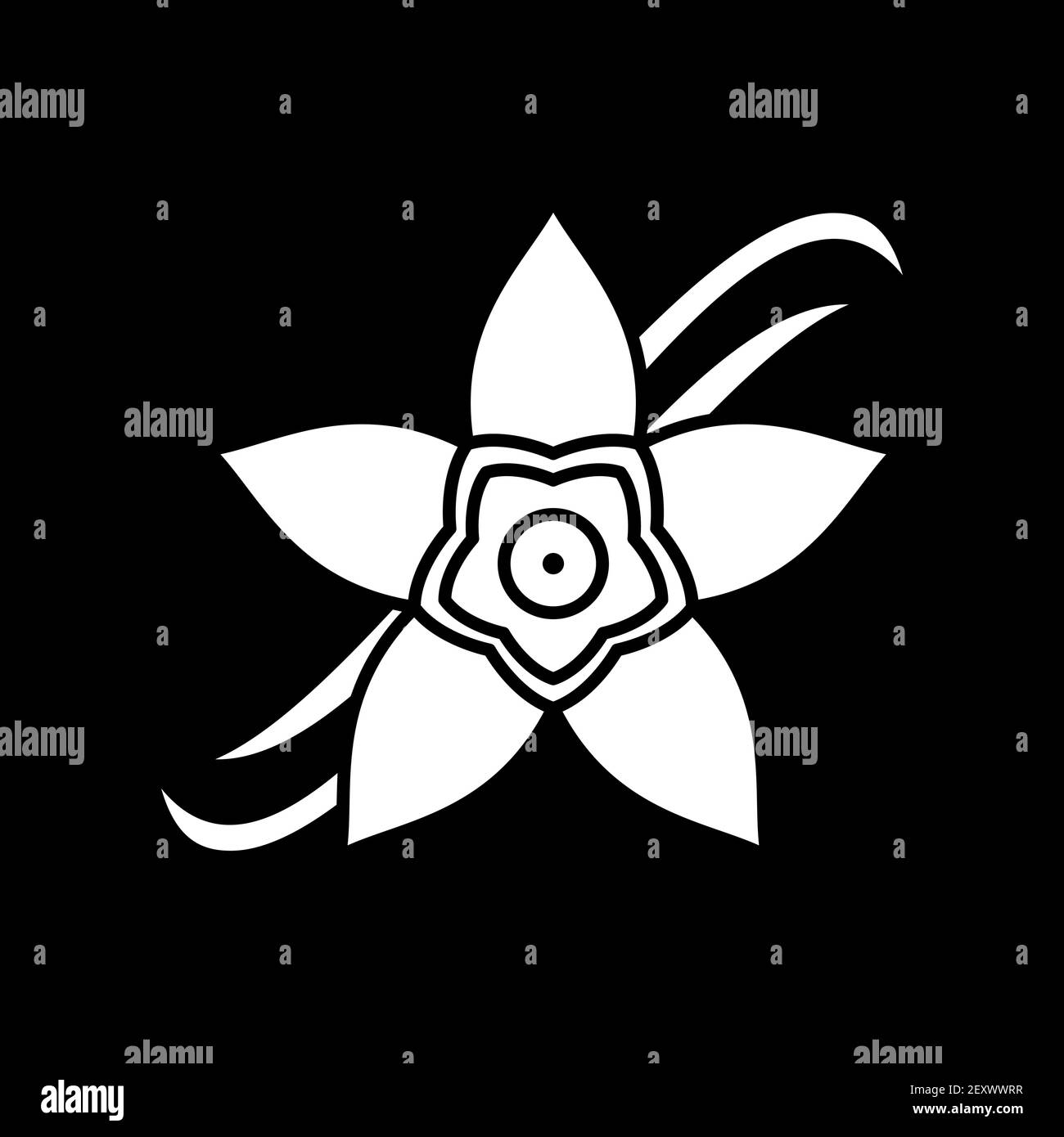 Plant extract black glyph Black and White Stock Photos & Images - Alamy